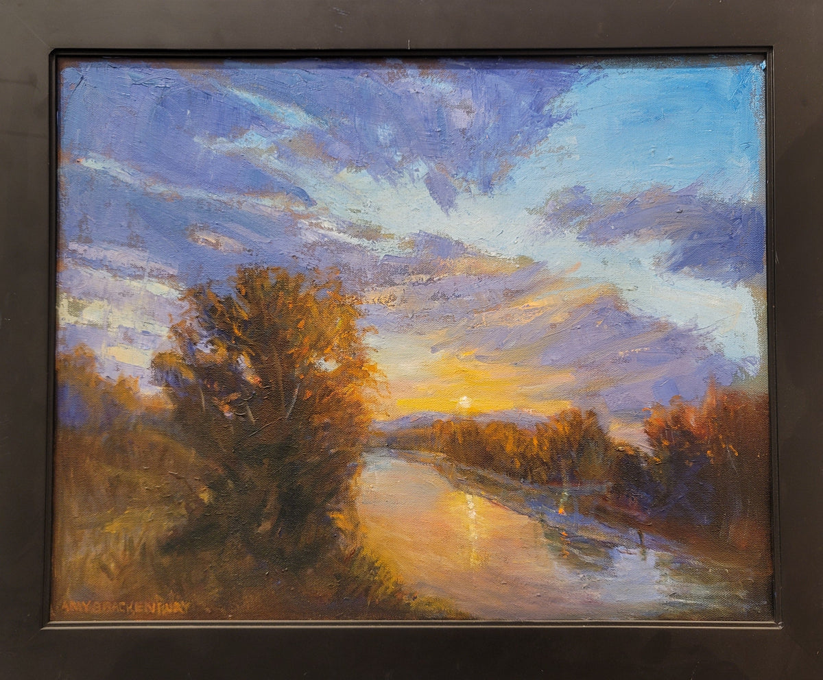 Cliff Camp - Oil Painting by Amy Brackenbury